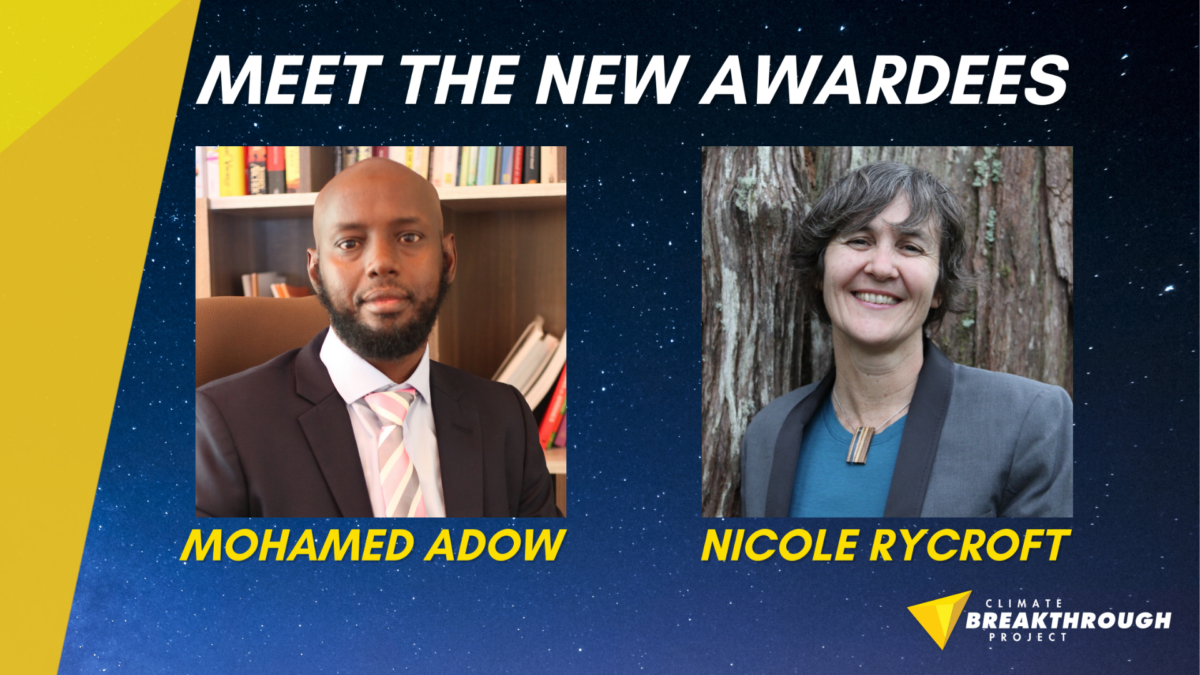 Meet the 2020 Climate Breakthrough Awardees - Climate Breakthrough